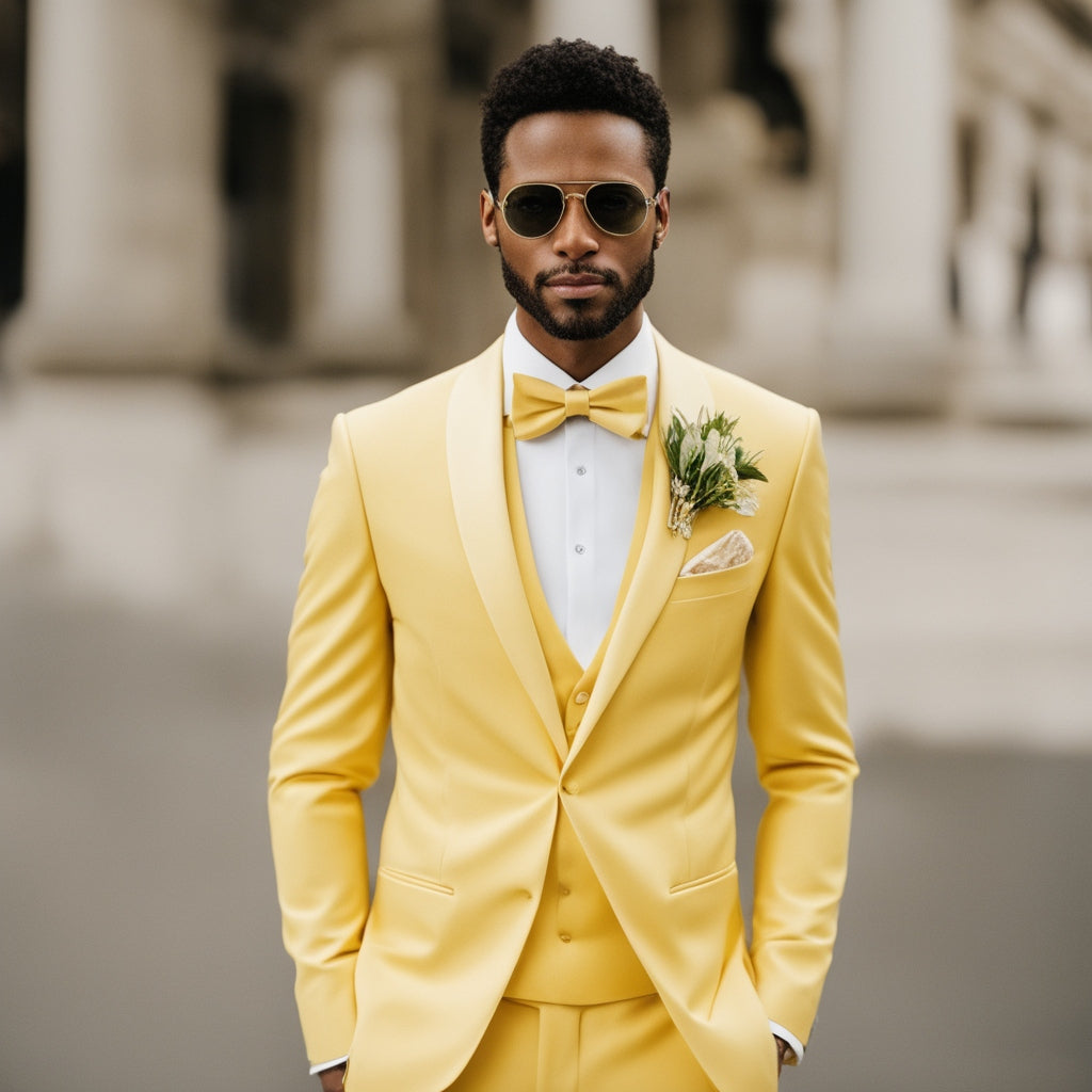 Yellow Prom Tuxedo